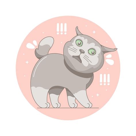 Premium Vector Cute Cat Cartoon Meme 21