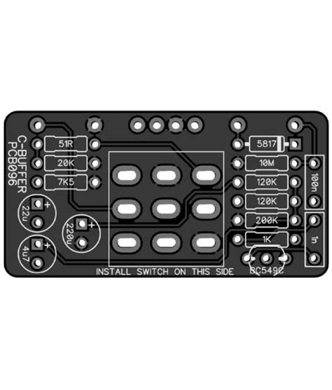 C Buffer By PedalPCB Stomp Box Schematics