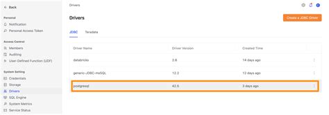 上傳 Jdbc Driver Canner Enterprise