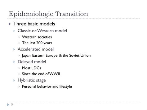 Epidemiological Transition Pdf