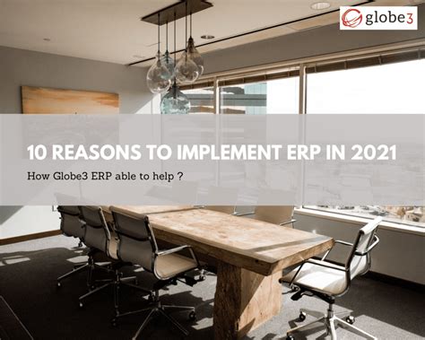 Reasons To Implement ERP In Globe ERP