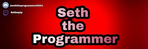 Seth The Programmer Hey Guys Do You Like Seth The Programmers Discord