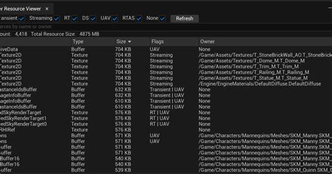 虚幻引擎中的渲染资源查看器 虚幻引擎 56 文档 Epic Developer Community
