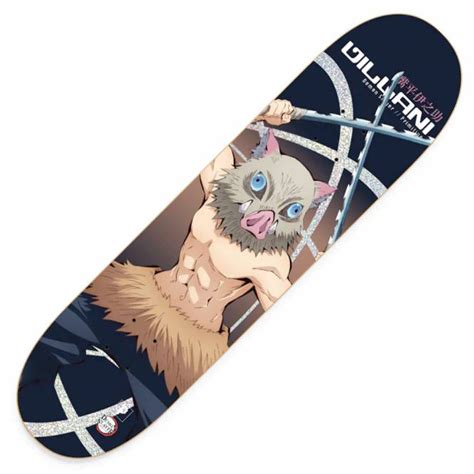 Primitive Skateboarding X Demon Slayer Villiani Inosuke Skateboard Deck