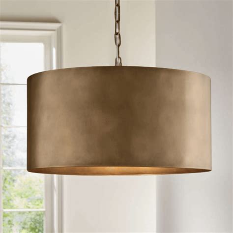 Elegance Drum Pendant Light Shade — Brasspendant