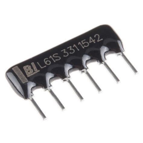 Sip Dip Resistor Network For Electrical Industry Part Number L61s