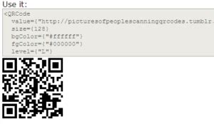 Customizable React QR Code Generator | Reactscript