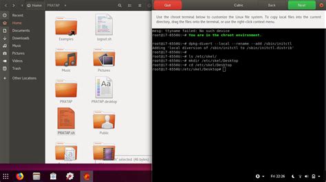 Boot Using Cubic How To Put A Script On The Desktop Of Lubuntu Ask