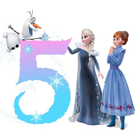 Birthday Number 5 Png Frozen Png Frozen Clipart Disney Pr Inspire
