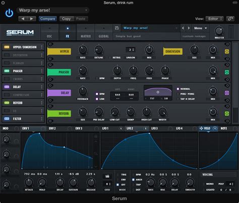 Xfer Records Serum Wavetable Synth Lfo Features Overview Serum By Xfer