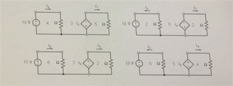 solved 1 determine the values of the output currents i1 i2