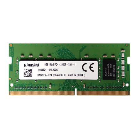 قیمت و خرید رم لپ تاپ Ddr4 تک کاناله 2400 مگاهرتز Cl19 کینگستون مدل 2400t ظرفیت 8 گیگابایت
