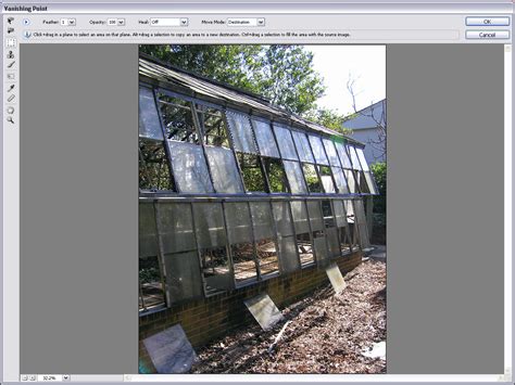 photoshop tutorial vanishing point filter land8