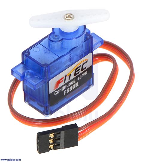 Pololu Feetech Fs90r Micro Continuous Rotation Servo