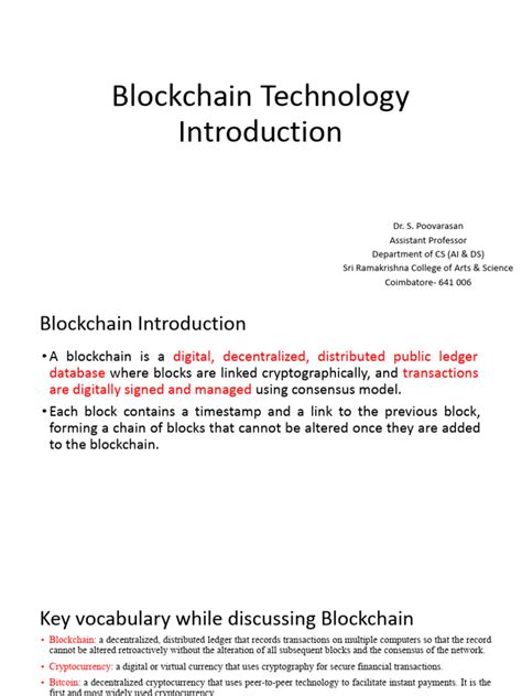 blockchain technology introduction pdf cryptocurrency bitcoin