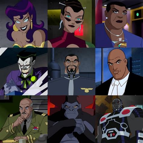 Heres My 3x3 Of Favorite Dcau Characters Rdcau