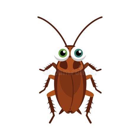 Brown Cartoon Cockroach Stock Illustrations 896 Brown Cartoon