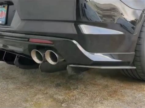 2016 24 Camaro Aluminum Led Rear Diffuser
