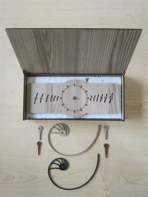 Fibonacci Desk Clockfibonacci Clock Montessori Clock Wood Etsy