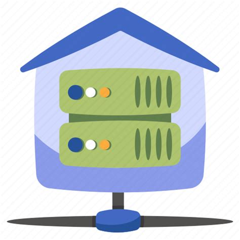 Server Room Server House Dataserver Database Db Icon Download On Iconfinder