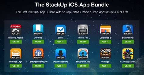 Ios用良質アプリの大セール「the Stackup Ios App Bundle」が超お得！ ソフトアンテナ