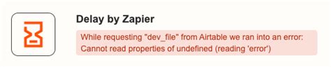 Zapier Error Cannot Read Properties Of Undefined Airtable →