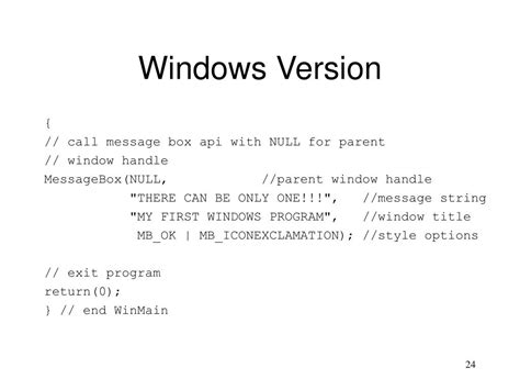 Ppt Windows Programming Powerpoint Presentation Free Download Id