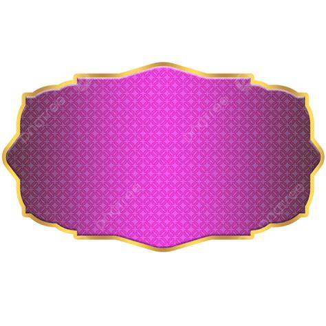 Shiny Title Frame Luxury Label Banner Text Shiny Label Banner Label