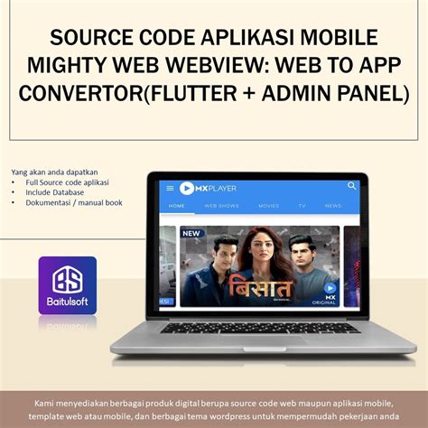 Jual Source Code Aplikasi Mobile Mighty Web Webview Web To App