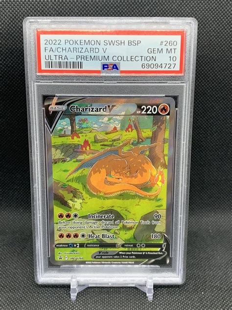 Psa 10 Charizard Full Art Or Gold Or Rainbow 1st Edition And More