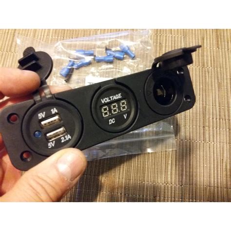 Panou Bord Cu Voltmetru Auto X Incarcator Usb Priza V Emag Ro