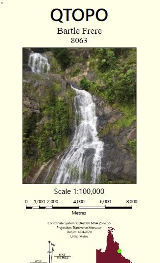 Bartle Frere 1 100000 Topogphaic Map Maps Books And Travel Guides