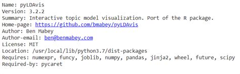Plot Model Lda Plot Topic Model [bug] · Issue 1727 · Pycaret