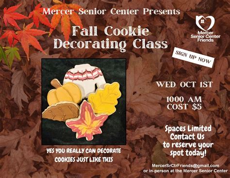 Fall Cookie Decorating Class Felivelife