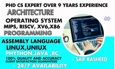 Computer Architecture Organization Operating System X86 Assembly Mips Riscv By Engr