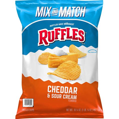 Ruffles Cheddar And Sour Cream 8 Oz Upc At Petra Hendrickson Blog