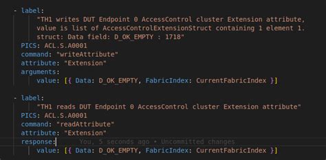 Tc Acl 23 Extension Attribute Expected Response Mismatch Error · Issue 23336 · Project Chip