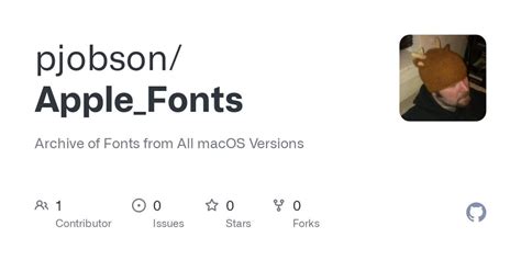Another Fonts Archive On Github This One Has All Fonts From Apple Os Releases Ropendirectories