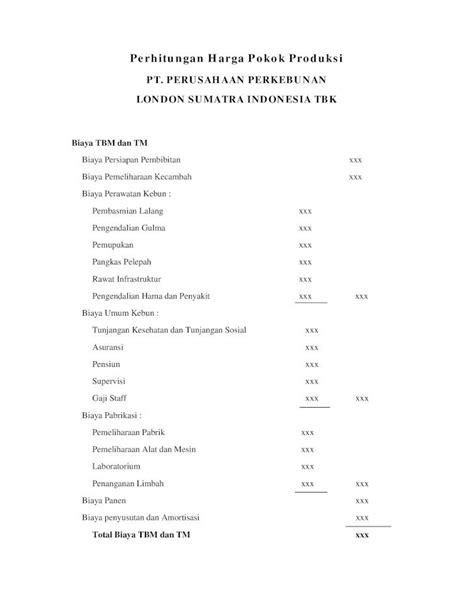 PDF Perhitungan Harga Pokok Produksi Pdf DOKUMEN TIPS