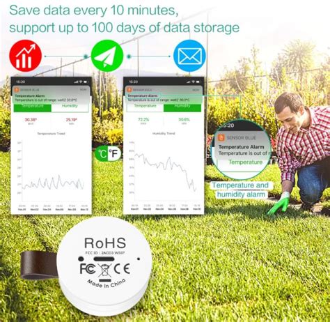 Sensorblue Bluetooth Temperature And Humidity Data Logger