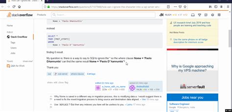 Clicking On The Stack Exchange Site Advertisement In The Side Bar Loads The Stack Overflow Site
