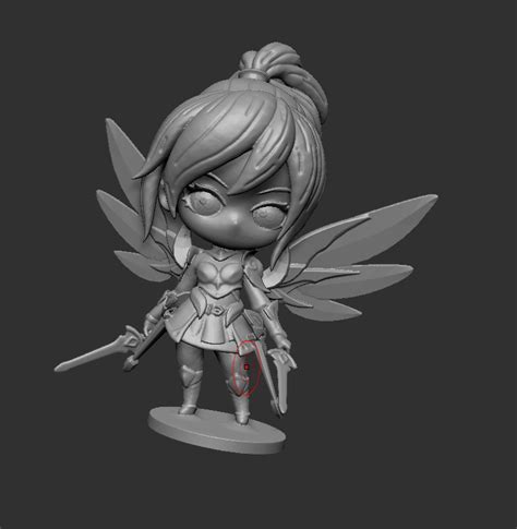 Stl File Fanny Chibi Mobile Legends 🎲 ・design To Download And 3d Print