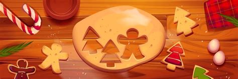 Vecteurs Et Illustrations De Structure Biscuits A Sucre Noel En