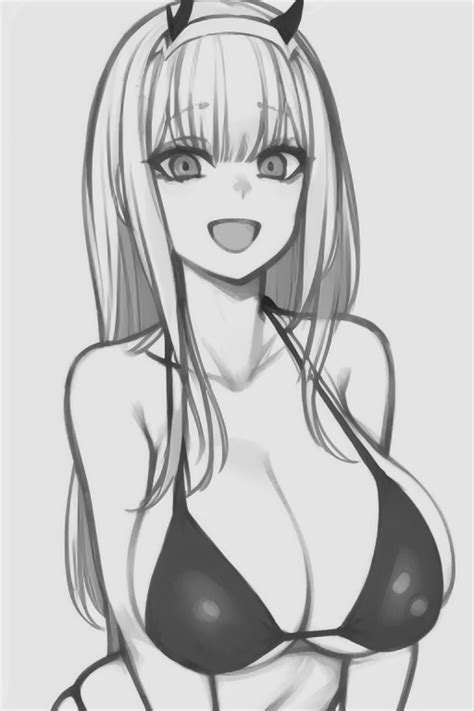 Zero Two Sketch By Yoiplot On Deviantart