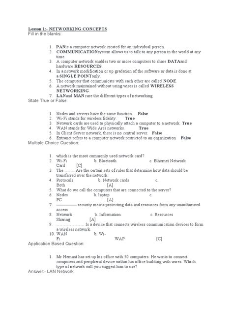 Full Notes Pdf Relational Database Computer Network