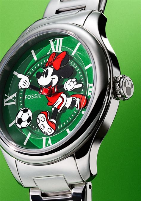 Disney X Fossil Limited Edition Mickey Mouse Soccer Watch Le1203 Fossil