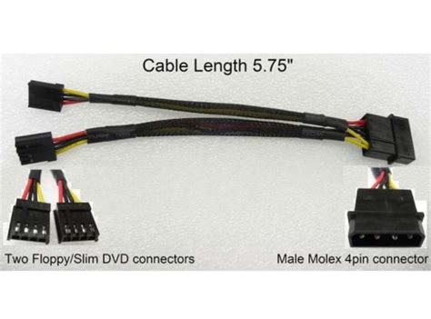 Jual Kabel Konverter Molek Molex Floppy Slim Dvd Connector Fan Konektor Di Seller Sweet Shop