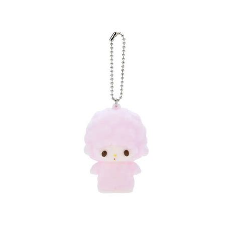 Sanrio Flocked Fuzzy Mascot Keychain Suteki Ts