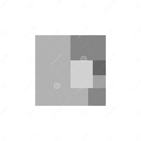 tree map icon simple glyph of charts and diagrams set for ui and ux