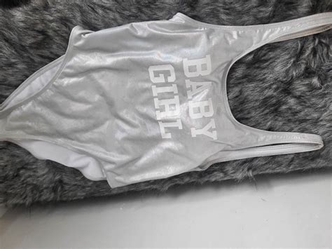 Metallic Silver Bikini Swimsuit Women S Fashion Swimwear Bikinis Swimsuits On Carousell